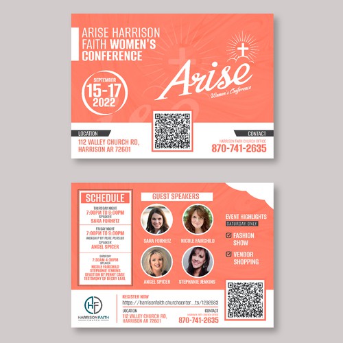 Designs | Women's Conference Flyer | Postcard, flyer or print contest