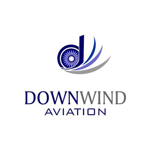 logo for Downwind Aviation | Logo design contest