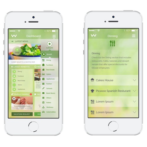 Designs | "Wayyak" mobile app new design | App design contest