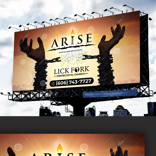 Designs | We need a bright, bold billboard for our church and addiction ...