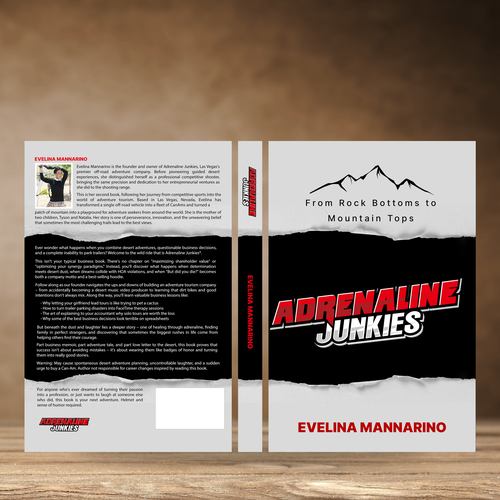 Designs | Adrenaline Junkies Book Cover | Book cover contest