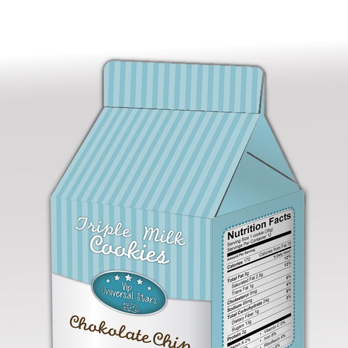 Designs | TRIPLE MILK COOKIES. | Product packaging contest
