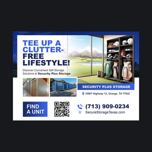 Designs | Eye-catching Illustration for Self Storage Ad in Golf ...