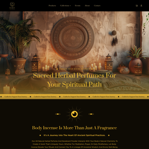 Designs | Create a Web Site for "Body Incense" -- Ancient, Sacred ...