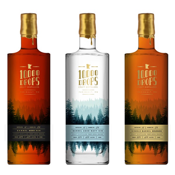 Design a label for a naturally flavoured alco-bev | Product packaging ...