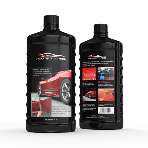 Label for breakthrough paint protection for auto industry | Product ...