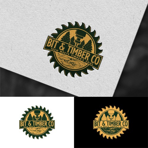 Designs | Design the Future of Craftsmanship: Bit & Timber Co's Logo ...