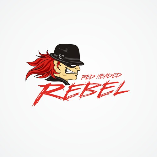 Red Headed Rebel Character Logo | Logo design contest