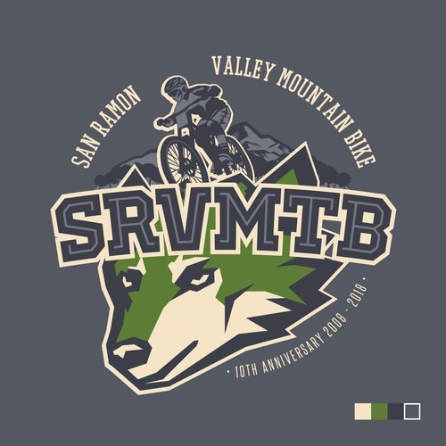 Mountain Bike Team Logo for High School Club | Logo design contest
