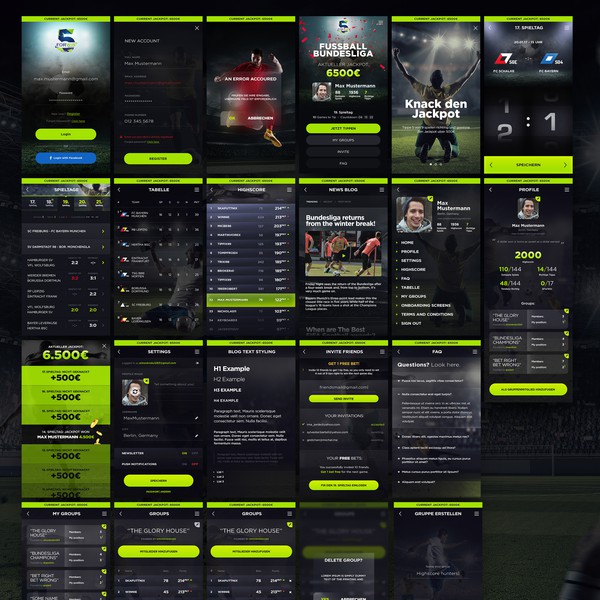 Ui re-design for industrial touch control unit | App design contest ...