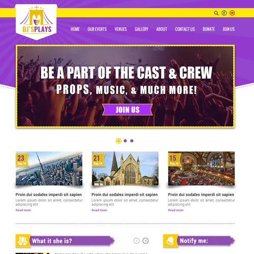 Create Web Design for a Christian Ministry – We Perform Christian Plays ...