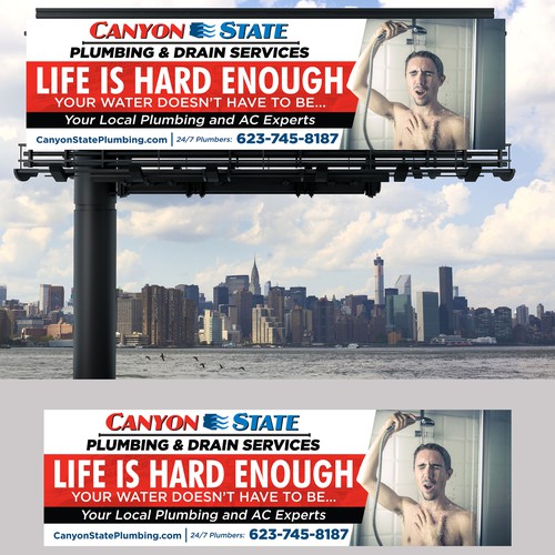 Designs | Fun Billboard Project For Plumbing Company! ~ Get Creative ...