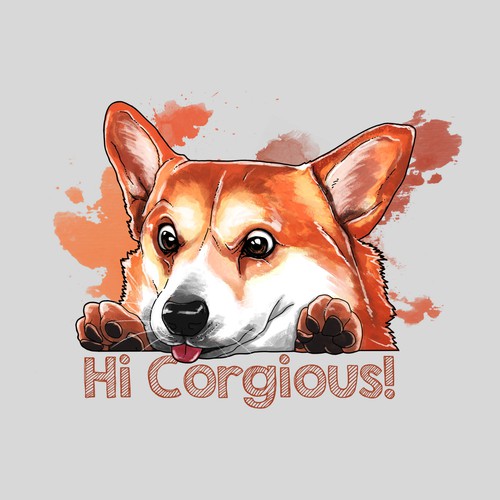 Designs | Corgi dog breed illustrations | Illustration or graphics contest
