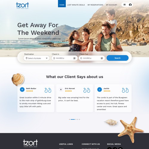 Designs | Design a User Interface for a Travel Company | Other web or ...