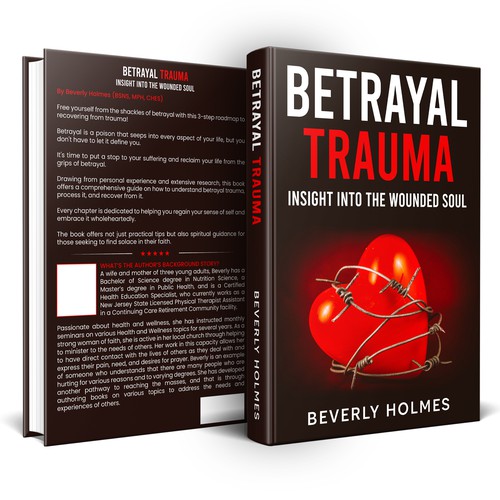 Designs | The Trauma of Betrayal | Book cover contest
