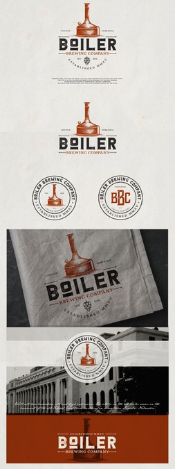 Boiler Brewing Co requests a classic logo for their high-end taproom ...
