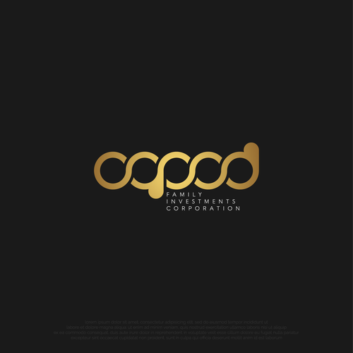 Designs | Oqood branding project - Arabic and English text version logo ...