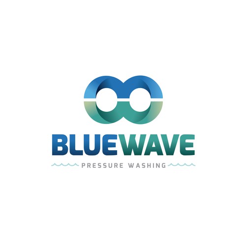 Create an engaging logo, with water and wave elements, for BlueWave ...