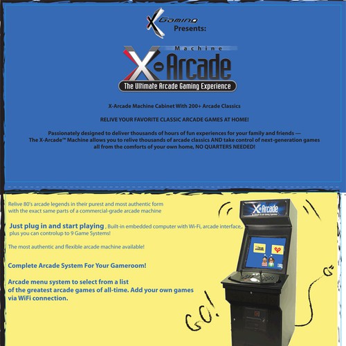 8.5x14 Brochure Design For Gaming Company | Brochure contest