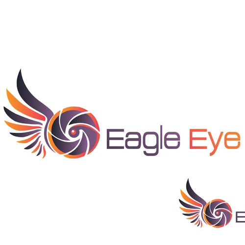 Create a logo with an eagle+camera lens eye or car+dashcam for Eagle ...