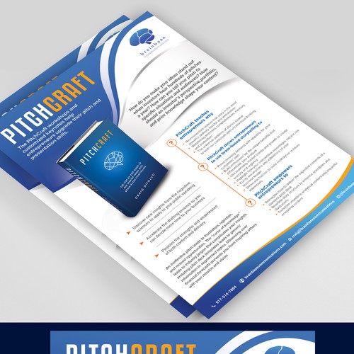 Design a One-Pager for a Startup Pitch Workshop | Postcard, flyer or ...