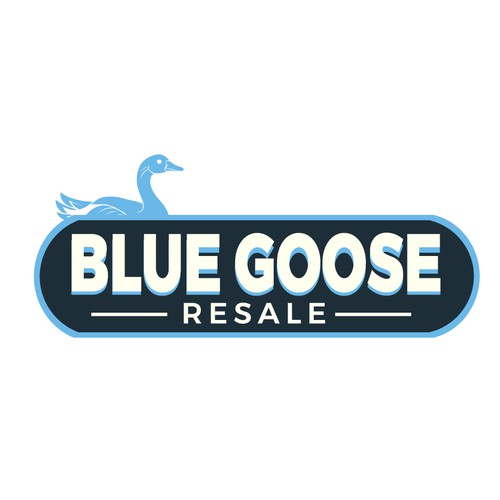 Designs | Create a Vintage-Modern Logo for Blue Goose Resale | Logo ...