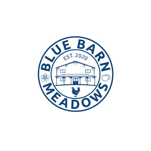 Designs | Design a big blue logo for our big blue barn farm | Logo ...