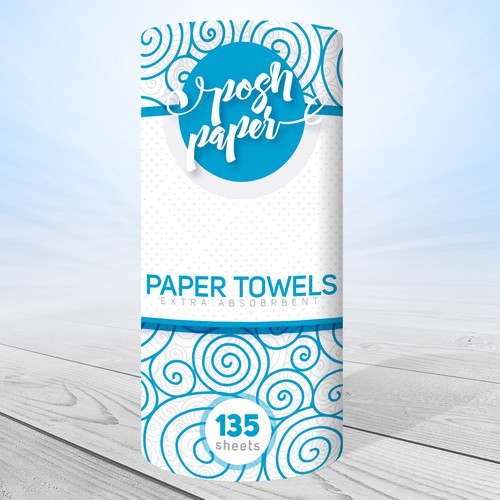 Create a Trendy Wrapper Design for New "Posh Paper" Designer Paper ...