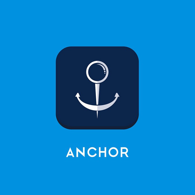 Design an anchor app logo that will attract millennials and baby ...