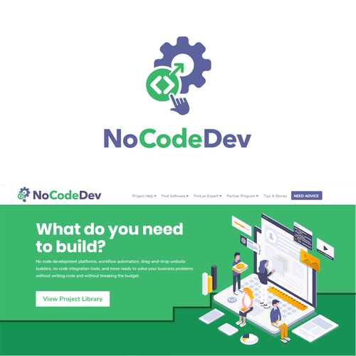 Designs | NoCodeDev.com Needs a Logo Better than TechCrunch or HubSpot ...