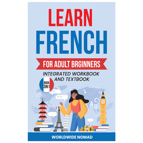 Designs | Creative cover for teaching French | Book cover contest