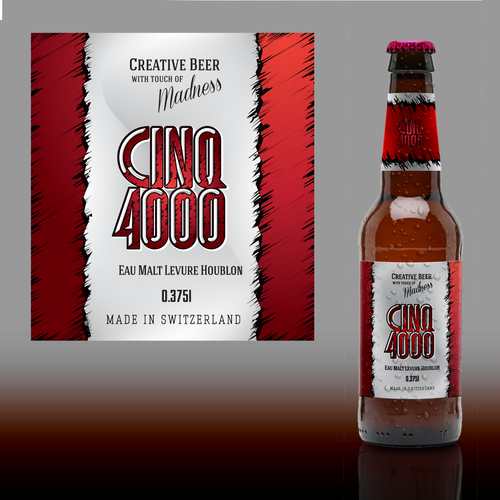 New label for one of the best beers of Swiss + logo nouveau visuelle ...