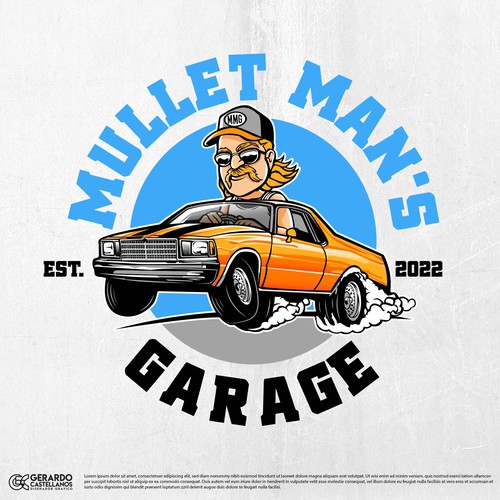 Designs | mullet man's garage | Illustration or graphics contest