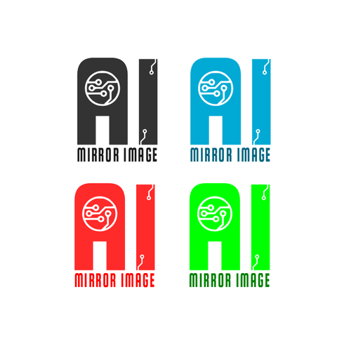 Create a mirror image logo for new startup for the leading RPA ...