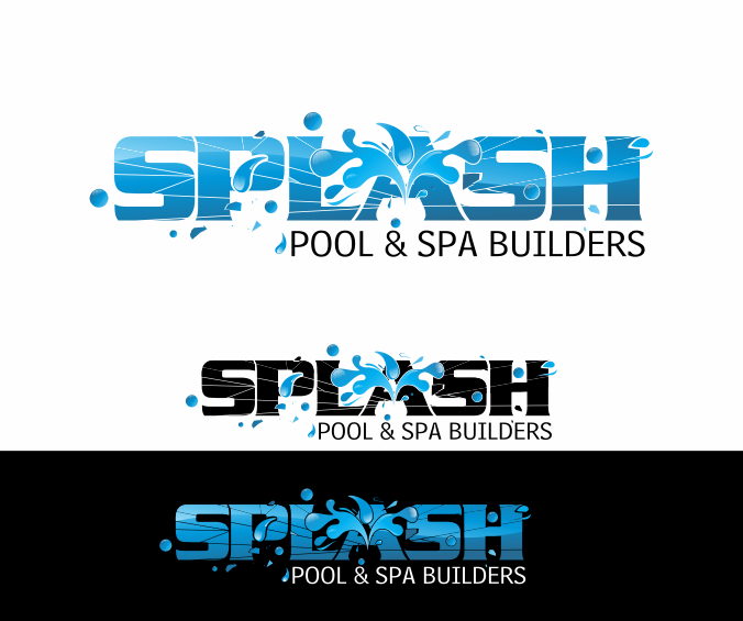 logo for Splash Pool & Spa Builders | Logo design contest