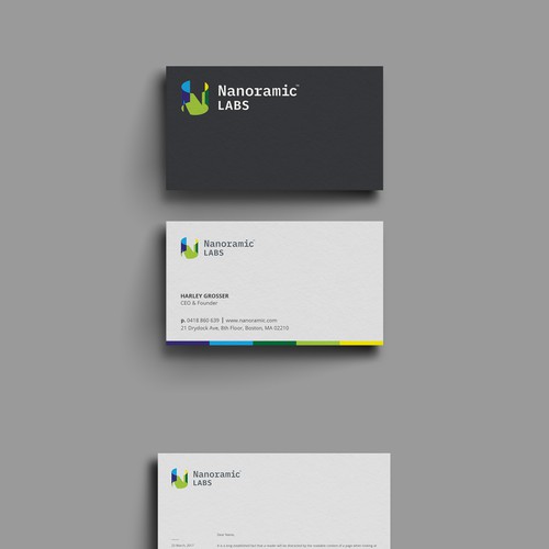 Business card for emerging nanotechnology company | Business card contest