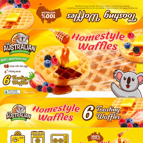 Designs | Waffle Packet Design | Product packaging contest