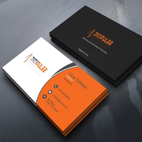 Hip Video Production Company Business Card Design | Business card contest