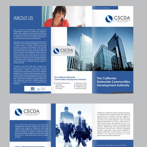 Need a brochure to hand out to thousands of California local ...