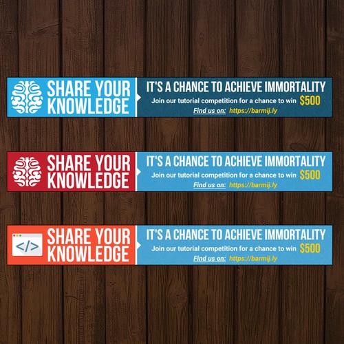 Create a competition ad banner | Signage contest