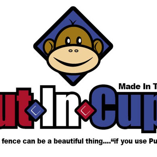 Designs | logo for Put-In-Cups * Chain Link Fence Art | Logo design contest