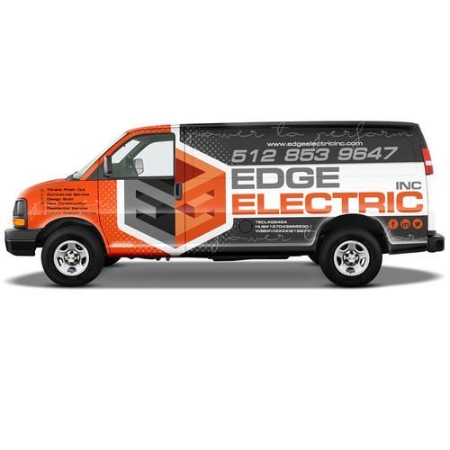 Edge Electric - Wrap for 2016 Chevy Express 2500 Van | Car, truck or ...