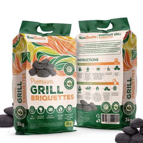 Charcoal Briquettes Packaging
