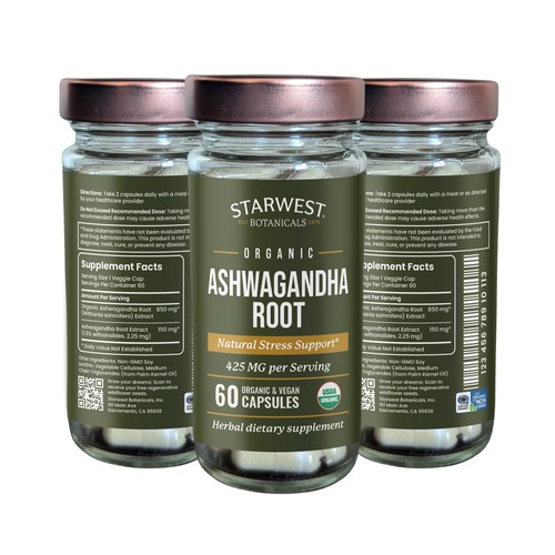 Designs | Organic Herb Capsule Label Design | Product packaging contest