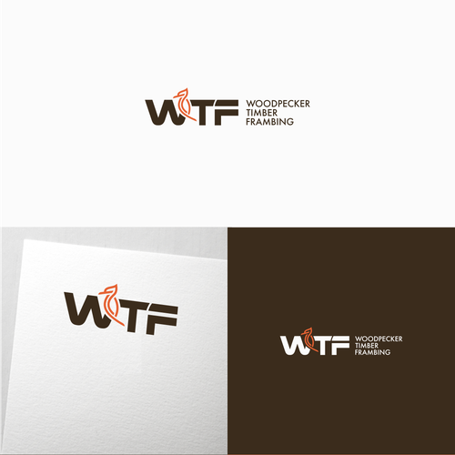 Designs | WTF logo for Woodpecker Timber Framing | Logo & business card ...