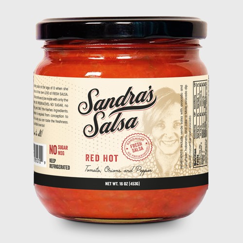 Designs | We need updated, strong, catching, labels; FRESH Sandra's ...