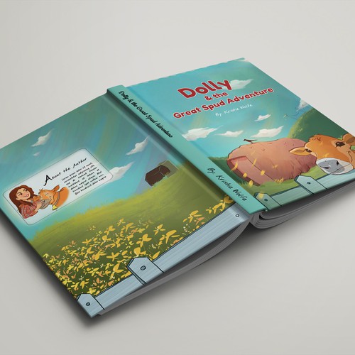 Designs | Childrens Book Cover featuring a Cow and a Potato ...