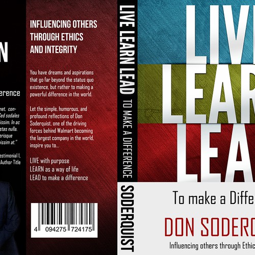 Designs | A book cover for Don Soderquist | Book cover contest