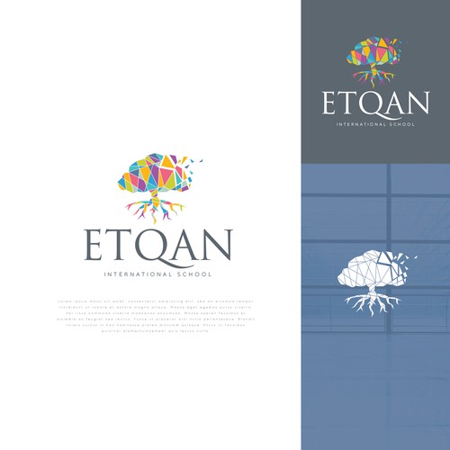 Designing an eye catching sophisticated logo for Etqan International ...