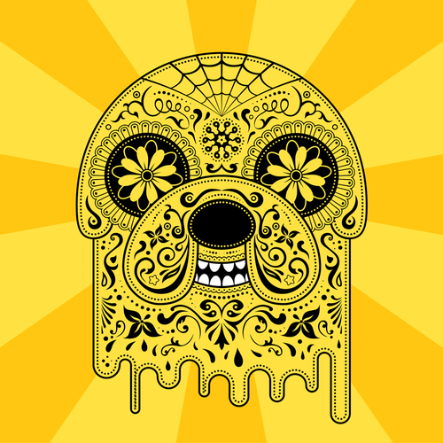 **ADVENTURE TIME SUGAR SKULL CALAVERA POSTERS!** | Illustration or ...